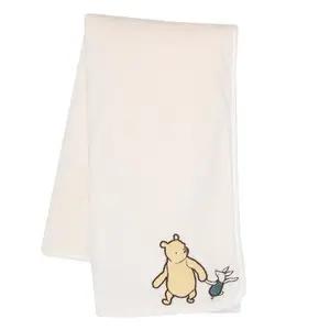 LAMBS & IVY Disney Baby Storytime Pooh Ultra Soft Fleece Baby Blanket - Cream
