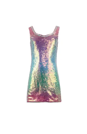 Rainbow Sequin Dresses 