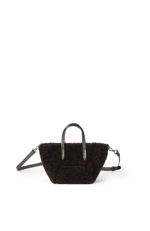 Brunello Cucinelli Shearling Mini Bag