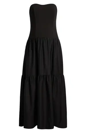 EMILIA GEORGE Evelyn Full Length Strapless Dress