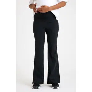 ACCOUCHEE Flare Maternity Trousers - Black