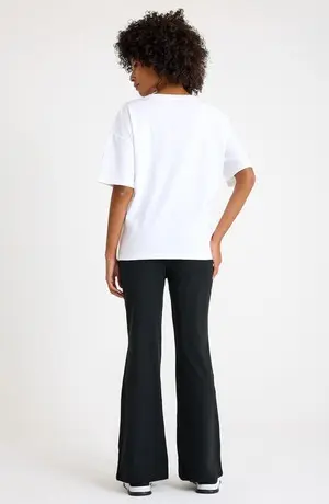 ACCOUCHEE Flare Maternity Trousers - Black