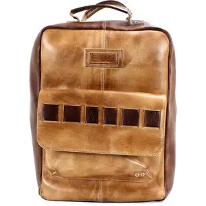 Bed Stu Leather Backpack - Tan Teak Rustic