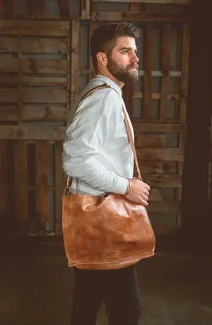 Bed Stu Hampton Ii Messenger Bag - Tan Rustic