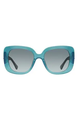 Kurt Geiger 53mm Butterfly Sunglasses - Emerald/smoke Green