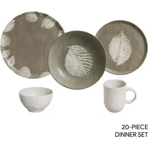 PORTO BRASIL 20 Pc. Dinnerware Set - Seiva
