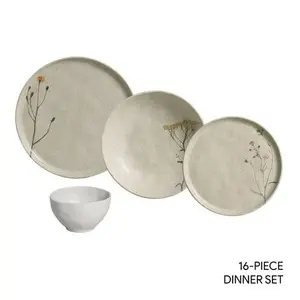PORTO BRASIL 16 Pc. Dinnerware Set Campestre