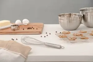 CUISIPRO Solid Handle 8 Inch Egg Whisk
