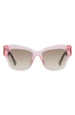 Kurt Geiger 53mm Cat Eye Sunglasses - Light Pink Pastel/rose