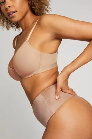 NEGATIVE UNDERWEAR Stealth Mode Demi Bra - Buff