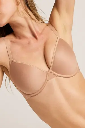 NEGATIVE UNDERWEAR Stealth Mode Demi Bra - Buff