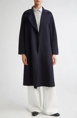 Max Mara Virgin Wool-blend Belted Coat