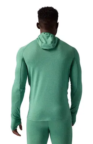 BACKCOUNTRY Pines Microgrid Ultra-lt Baselayer 1/2-zip Scuba Top - Gearhead Green