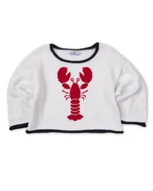 FLORENCE EISEMAN Sweater With Lobster Intarsia