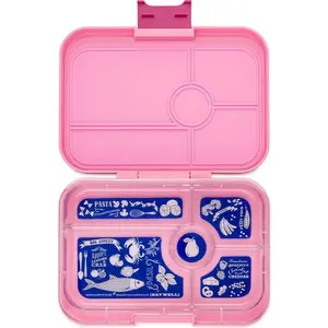 YUMBOX Tapas Bento-style Leakproof Lunch Box 5 Compartments Capri Pink