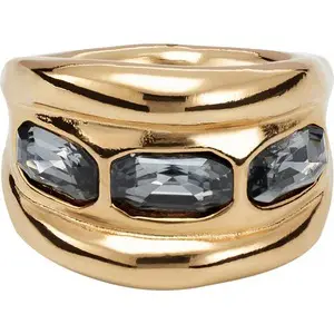 UNODE50 Triple Crystal Ring