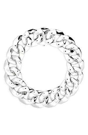 Givenchy Large Chain Link Necklace - Silvery