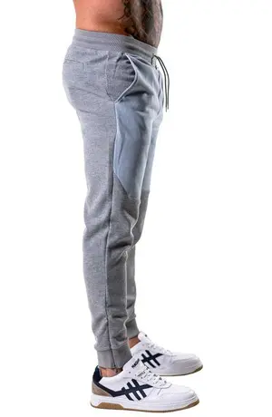 MACEOO Colorblock Joggers - Grey