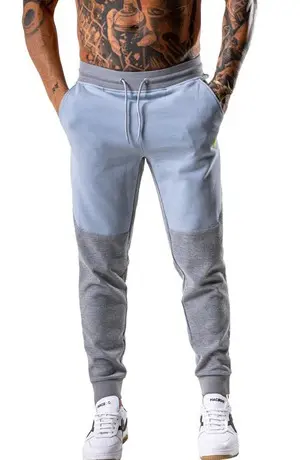 MACEOO Colorblock Joggers - Grey