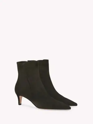 GIANVITO ROSSI Levy 55 Booties - Green Suede