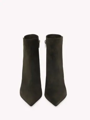 GIANVITO ROSSI Levy 55 Booties - Green Suede