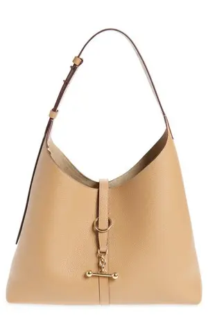 Strathberry Kite Leather Hobo Bag - Caramel