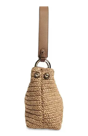 Strathberry Lana Raffia Hobo Bag