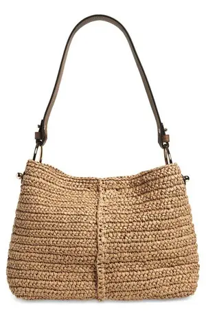 Strathberry Lana Raffia Hobo Bag