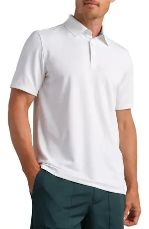 RHONE Fairway Performance Golf Polo - White