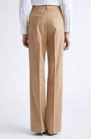 Max Mara Carbone Straight-leg Pants - Camel