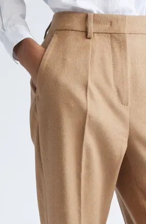 Max Mara Carbone Straight-leg Pants - Camel