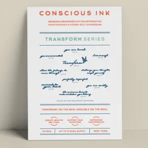 CONSCIOUS INK Transform Variety 10-pack - White