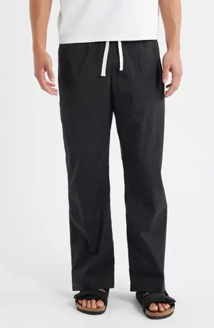 RIZORT Kore Drawstring Nylon Pants - Black