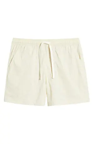 RIZORT Nylon Drawstring Shorts - Cream
