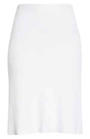 Rebecca Taylor Cotton Blend Bouclé Skirt