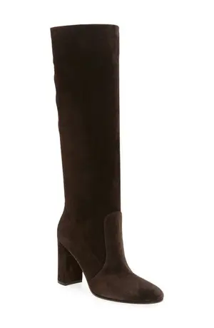 Chunky Heel Tall Boots