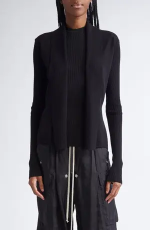 Rick Owens Frill Cardigans For Women