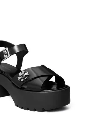 Tory Burch Turnlock Lug Sole Platform Sandal