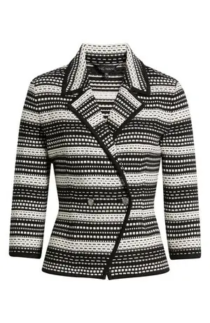 Ming Wang Tailored Fit Knit Blazer