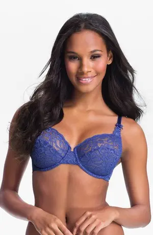 Wacoal 'all Dressed Up' Underwire Bra Deep Ultramarine