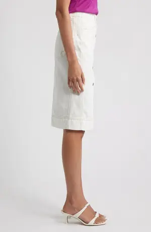 BOSS Varlina Denim Midi Skirt