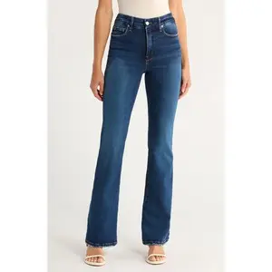 Good American Soft Tech Bootcut Jeans