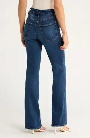 Good American Soft Tech Bootcut Jeans