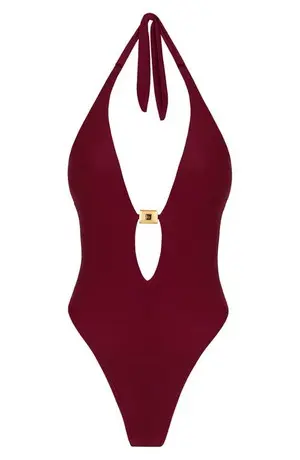 VIX PAULA HERMANNY Liza Cutout One-piece Swimsuit