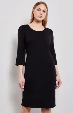 Misook Scoop Neck Sheath Dress