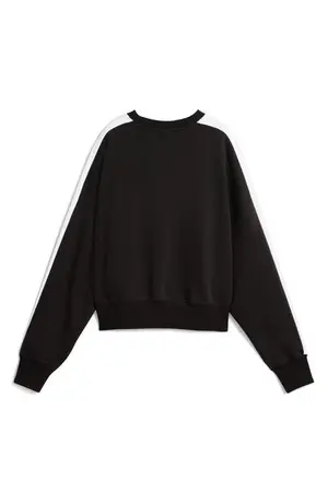 PUMA T7 Oversize Crewneck Sweatshirt - Puma Black