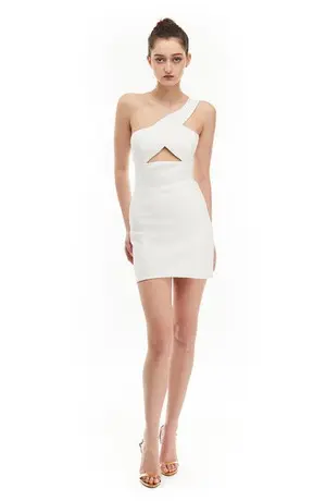 MOTHER OF ALL Sabine Mini Dress - White