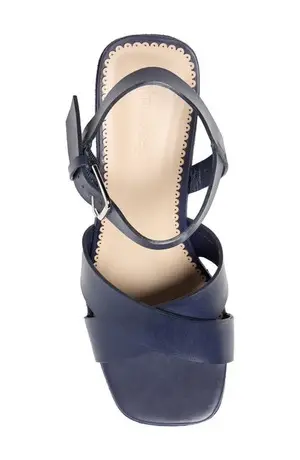 Cinq À Sept Platform Wedge Ankle Strap Sandal