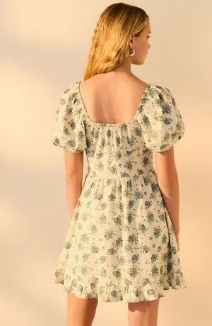 NEXT Floral Print Mini Sundress