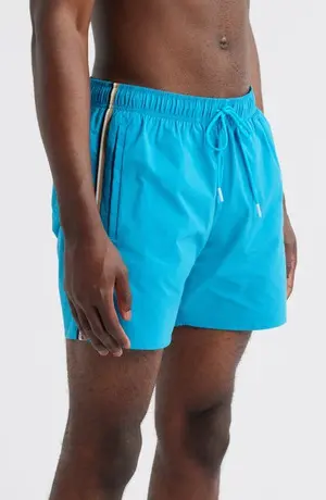 BOSS Iconic Swim Trunks - Turquoise Blue